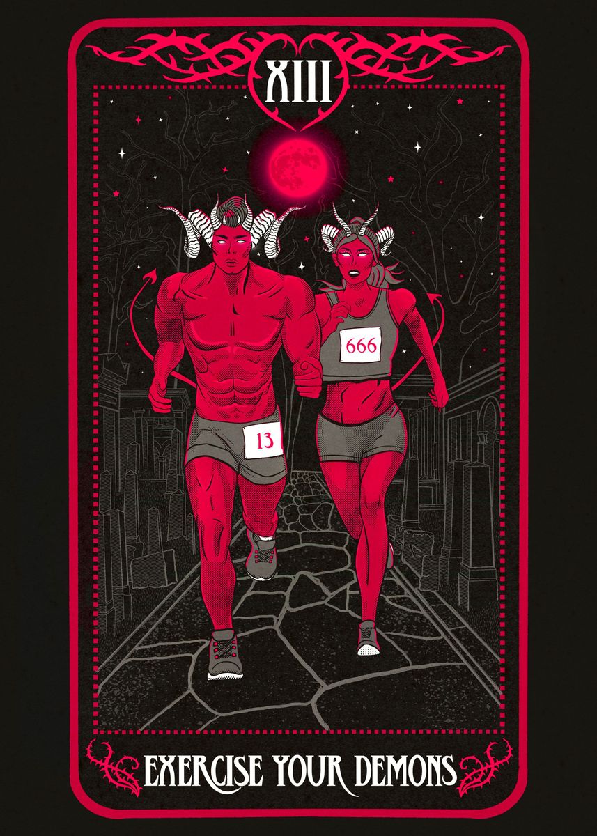 'Exercise Your Demons' Poster, picture, metal print, paint by Rebalien ...