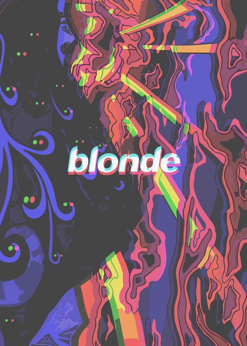 'Frank Ocean Blonde Rapper' Poster, picture, metal print, paint by ...