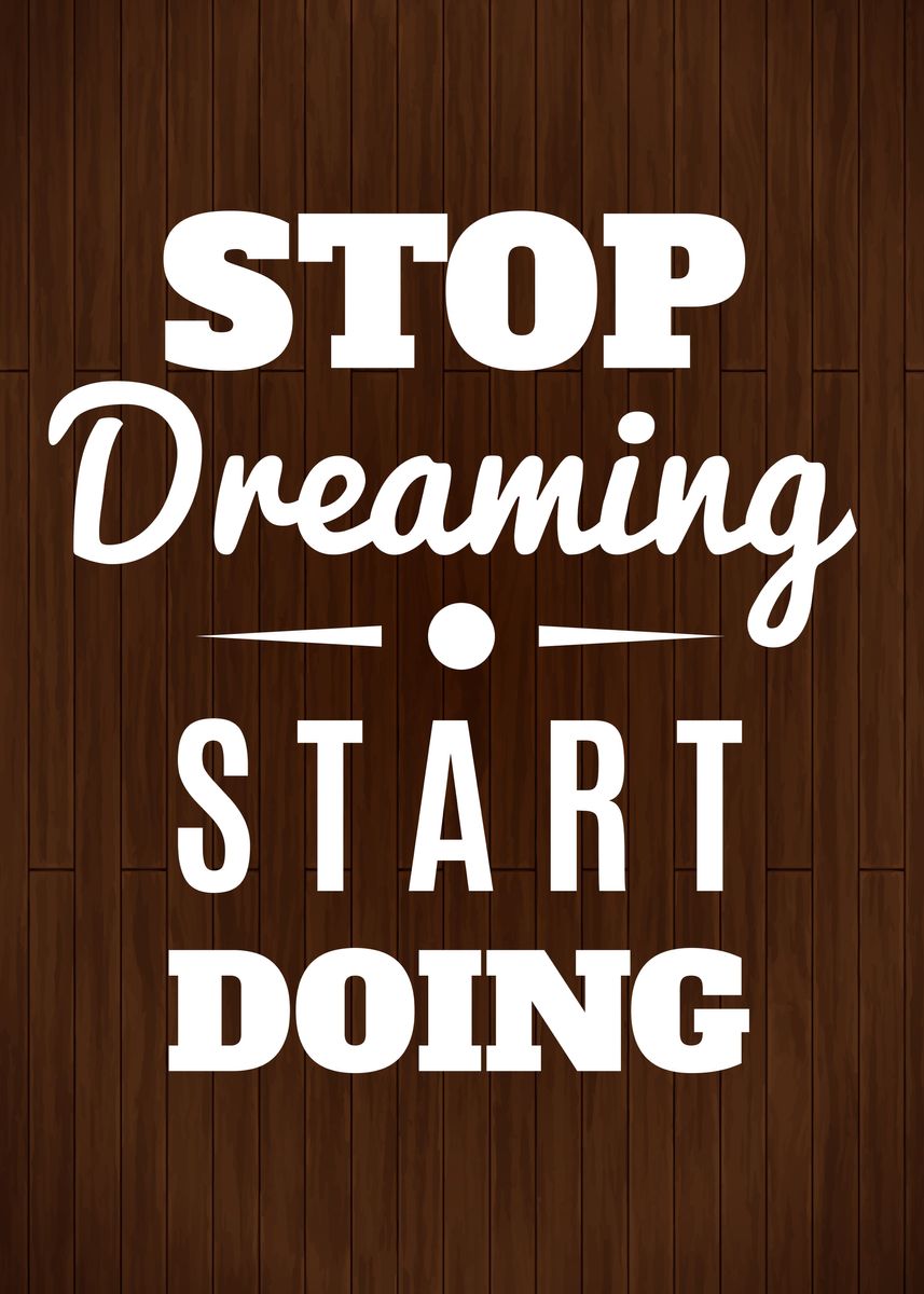 'Words of Motivation' Poster, picture, metal print, paint by Inspirates ...