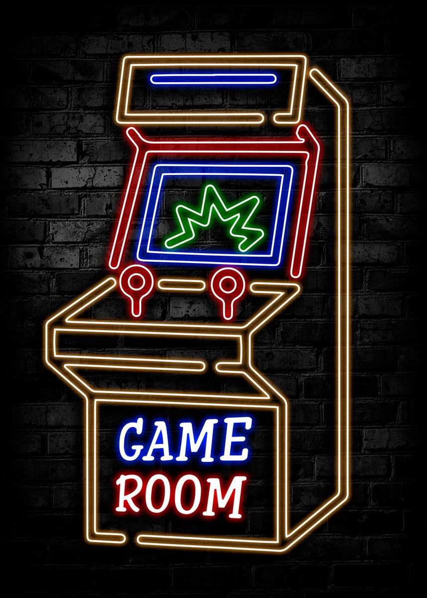 'Gaming Zone' Poster, picture, metal print, paint by Metal Posters ...