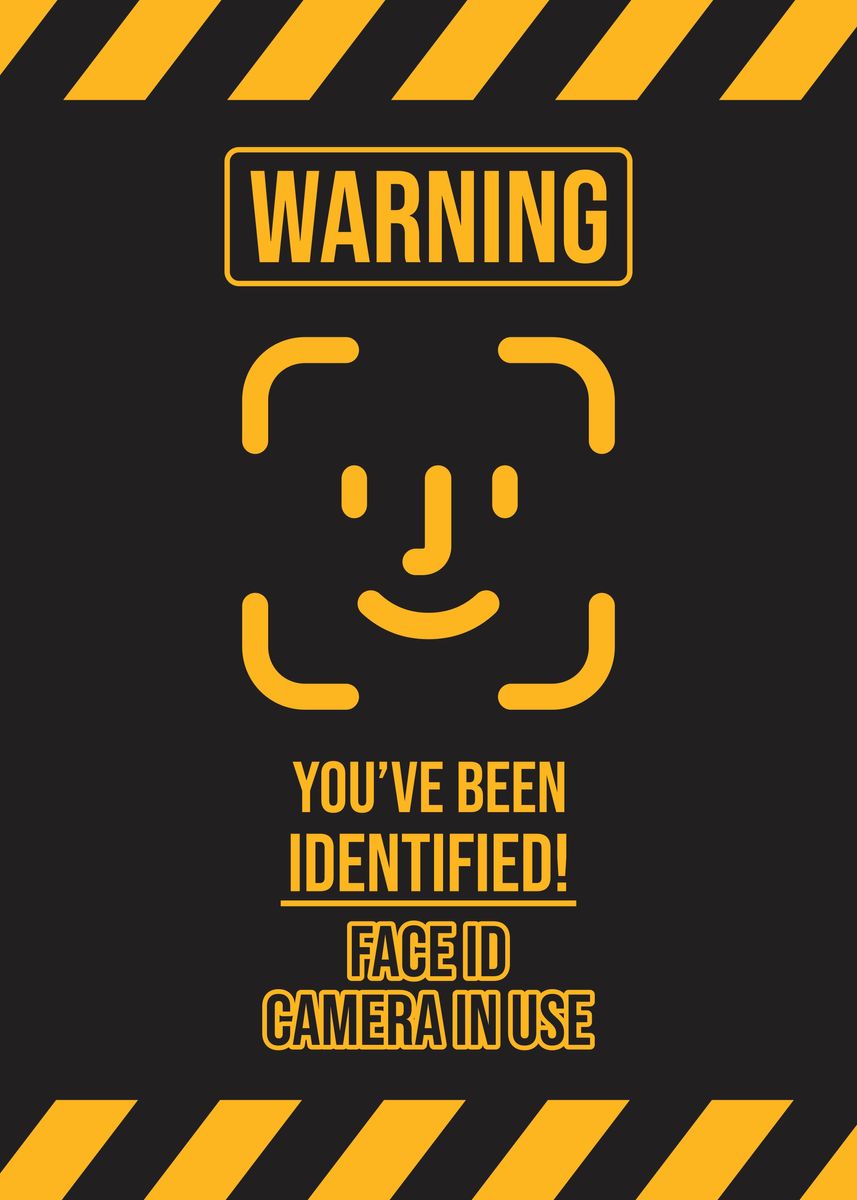 'you have been identified' Poster, picture, metal print, paint by Rian ...