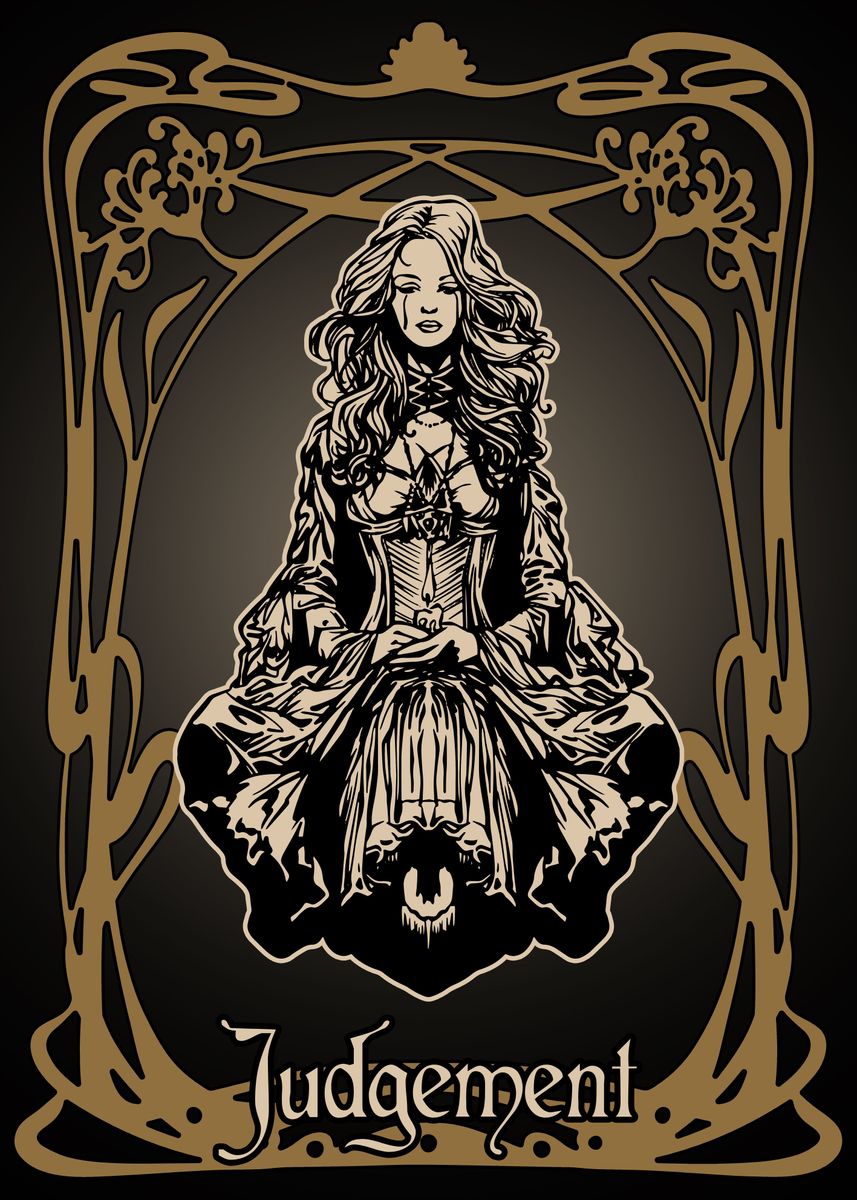 'Judgement Tarot card' Poster, picture, metal print, paint by LouteCrea ...