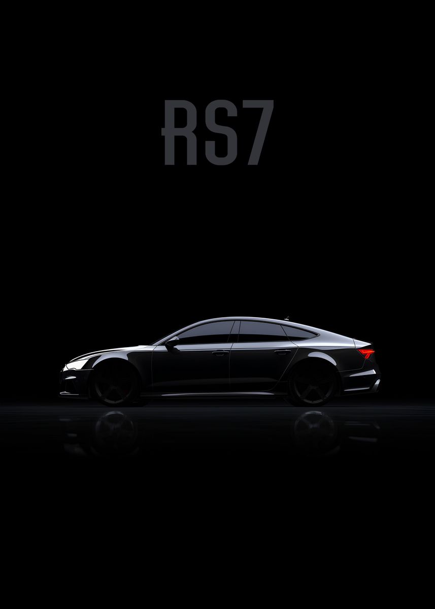 'RS7 Sport Car' Poster, picture, metal print, paint by Masje Studio ...