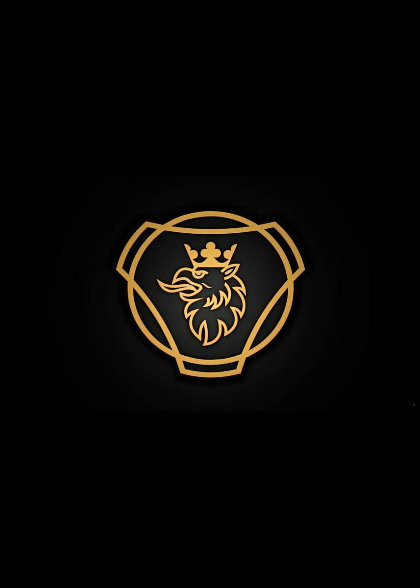 'Scania Logo Cars' Poster, picture, metal print, paint by vibes design ...