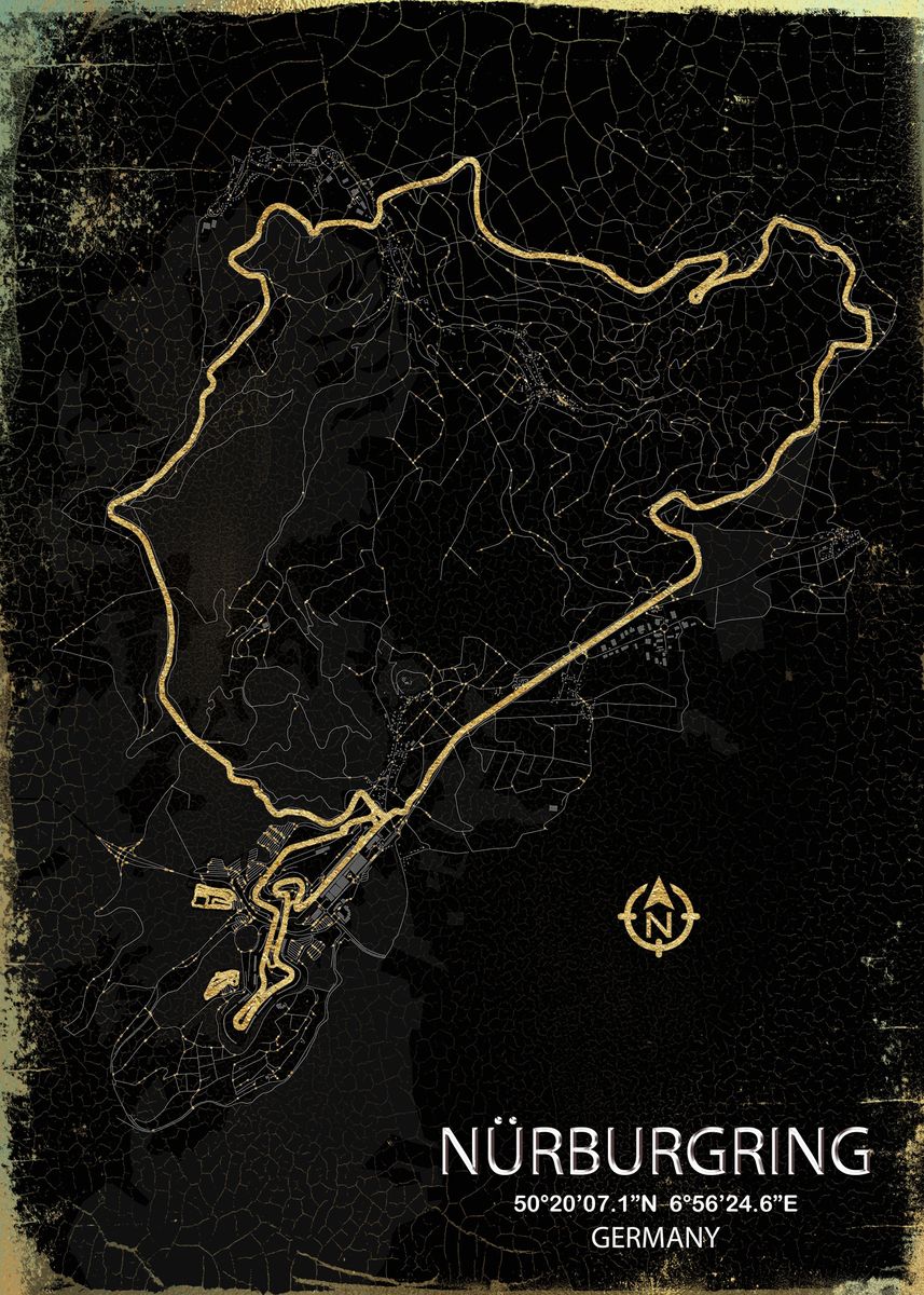 'German Track' Poster, picture, metal print, paint by Studio Six | Displate