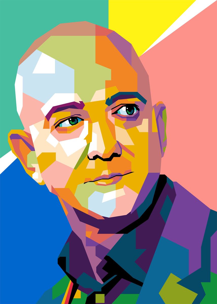 'Jeff Bezos' Poster, picture, metal print, paint by Robert Monroy ...