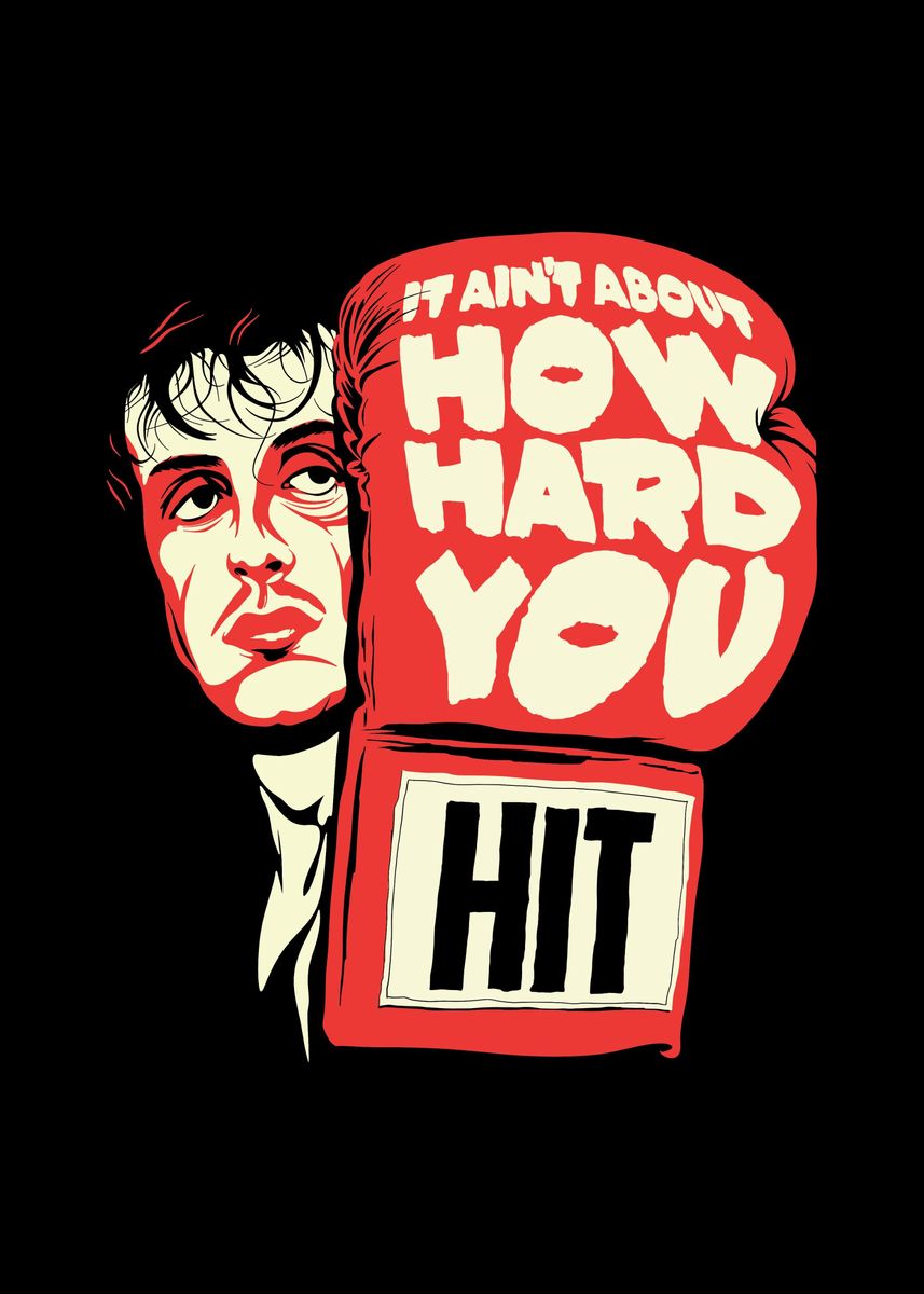'How hard' Poster, picture, metal print, paint by Magic Apes | Displate
