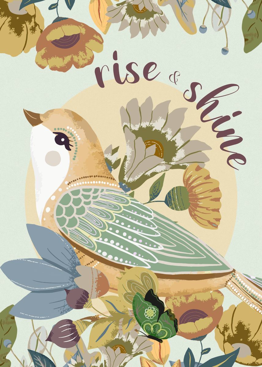 'Rise and Shine' Poster, picture, metal print, paint by EDSON RAMOS ...