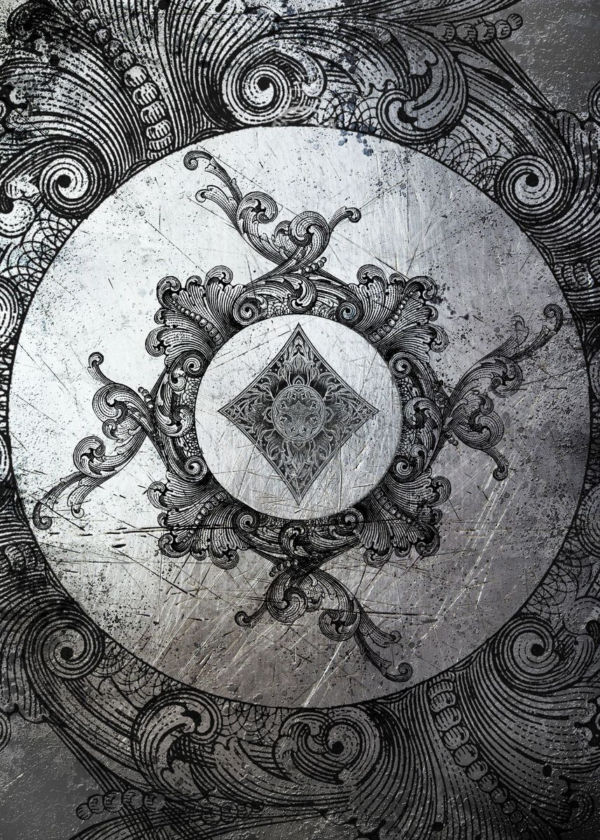 'Infinity Mirror Diamond ' Poster, picture, metal print, paint by Zeb ...