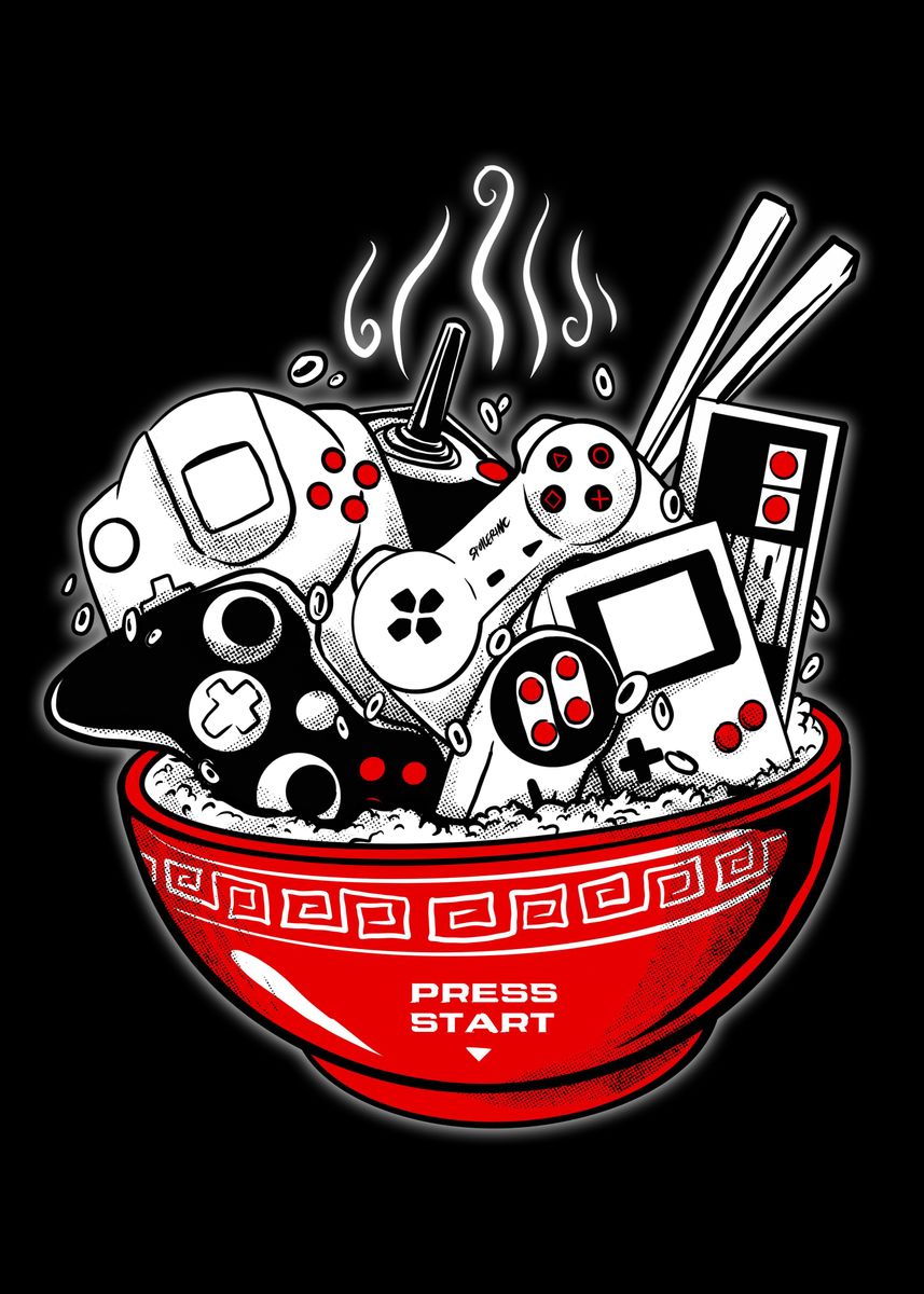 'start a game ' Poster, picture, metal print, paint by spoilerinc ...
