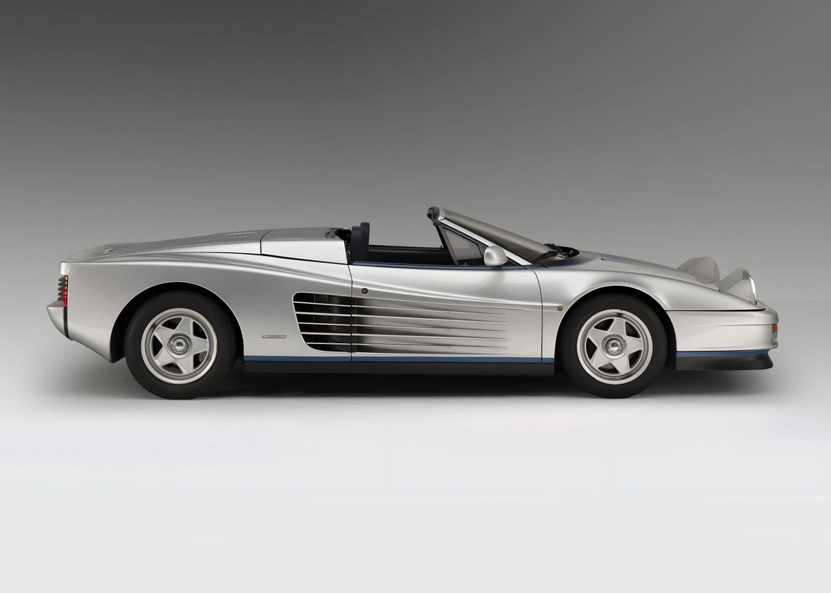 '1986 Ferrari Testarossa ' Poster by Retro Wave Art | Displate