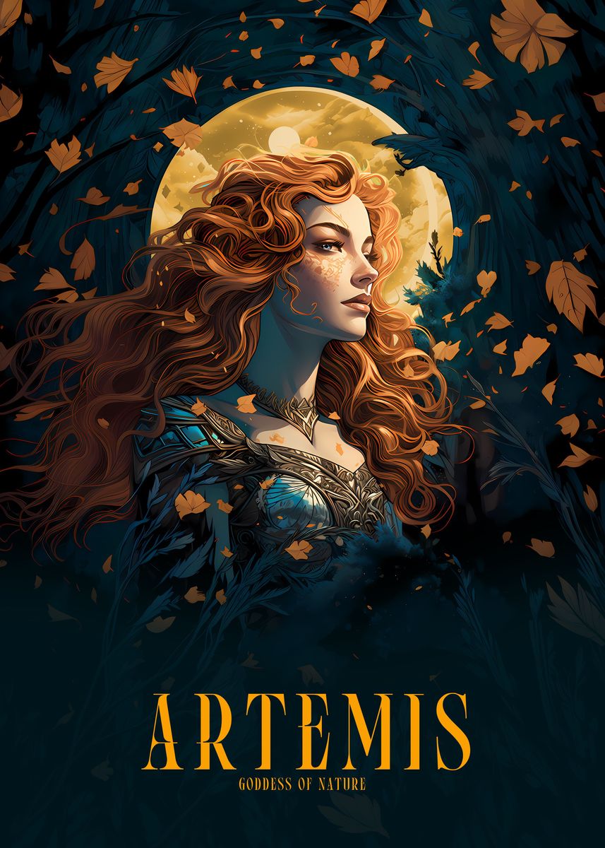 'Artemis Poster' Poster, picture, metal print, paint by Posterium Wall ...