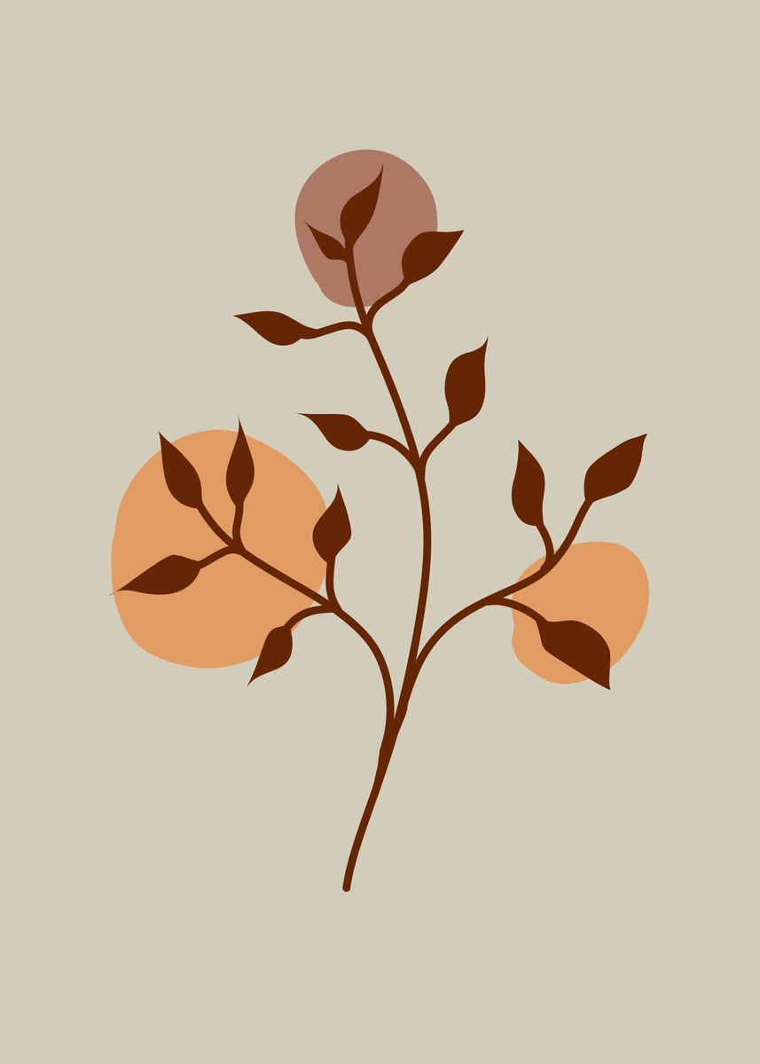 'Floral Botanical' Poster, picture, metal print, paint by Wisnu ...