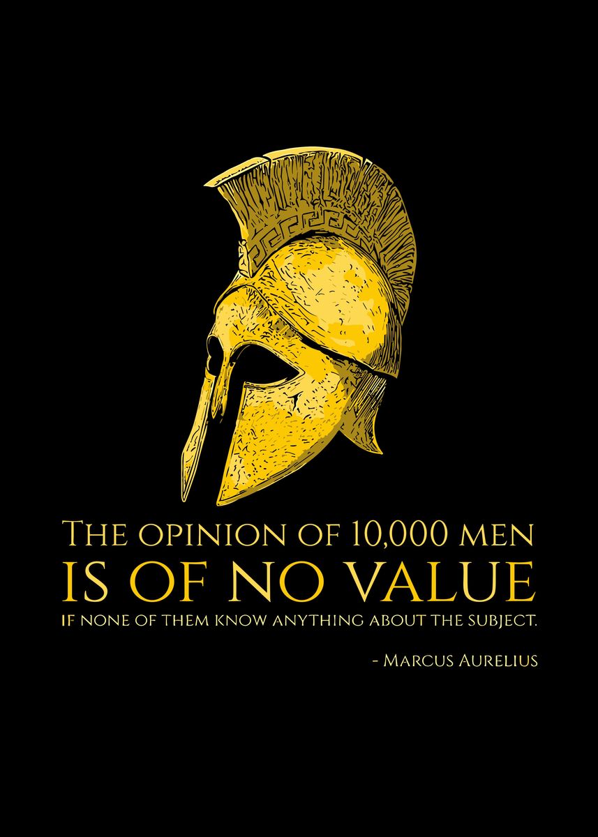 'Marcus Aurelius Quote' Poster, picture, metal print, paint by Nova ...