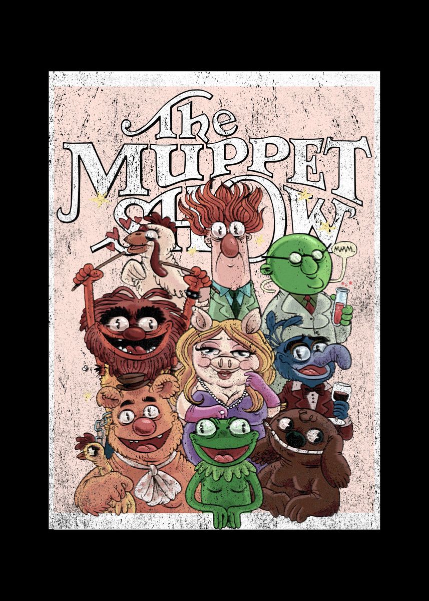 'The Muppet Show' Poster, picture, metal print, paint by izywell | Displate