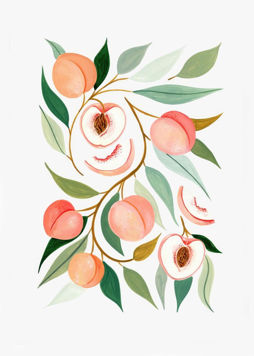 'Botanical Botanic Art ' Poster, picture, metal print, paint by ...