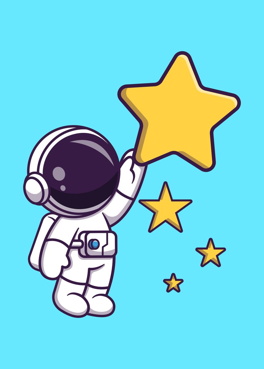 'Space stars' Poster, picture, metal print, paint by Dedew Doublede ...