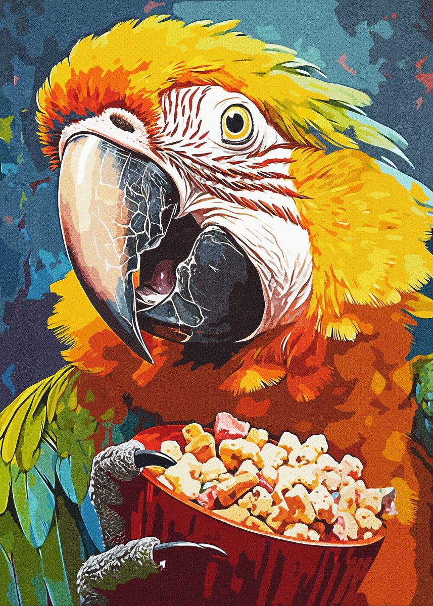 'Parrot Movie' Poster, picture, metal print, paint by Fachrul Abqary ...