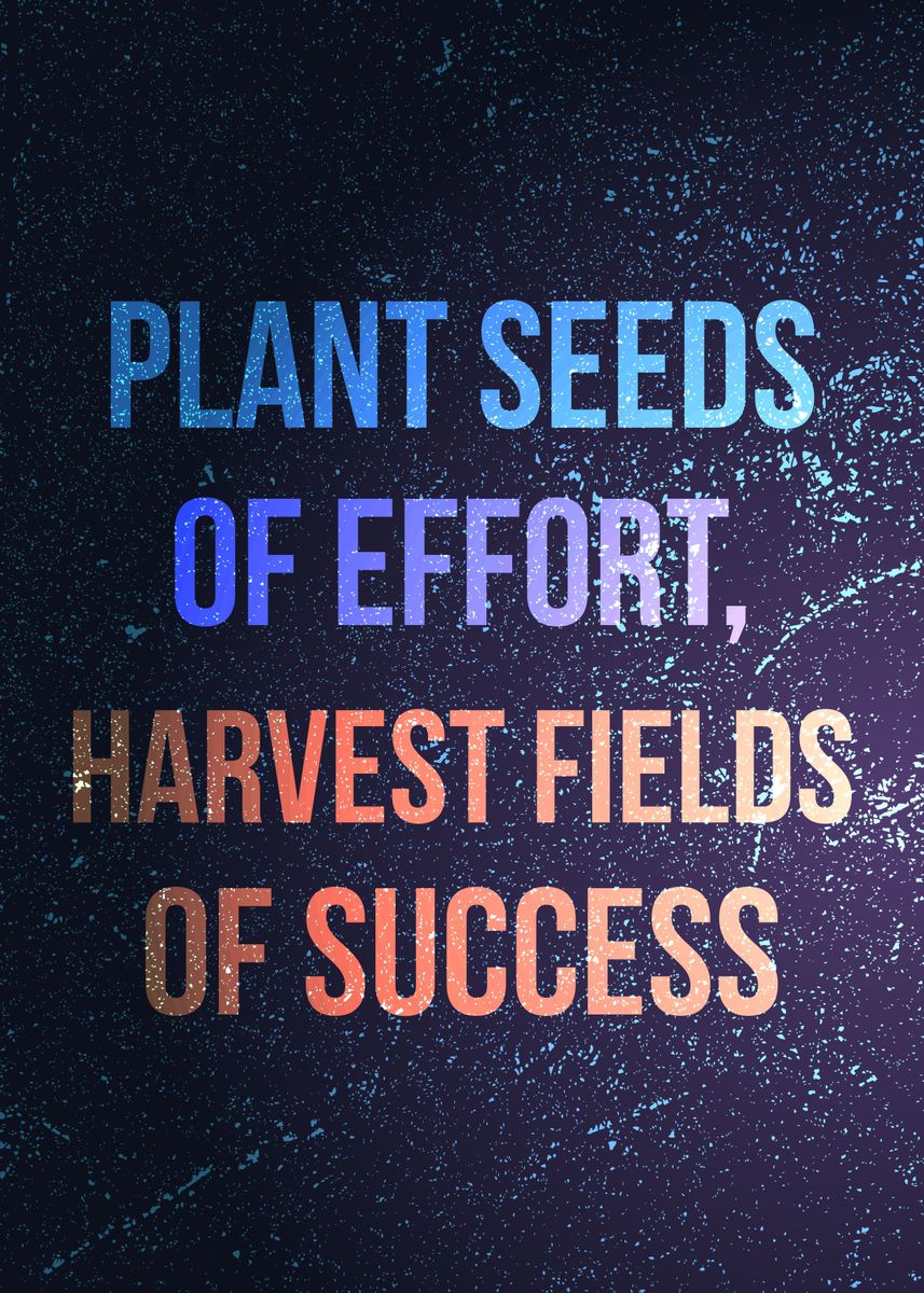 'motivational success life' Poster, picture, metal print, paint by ...