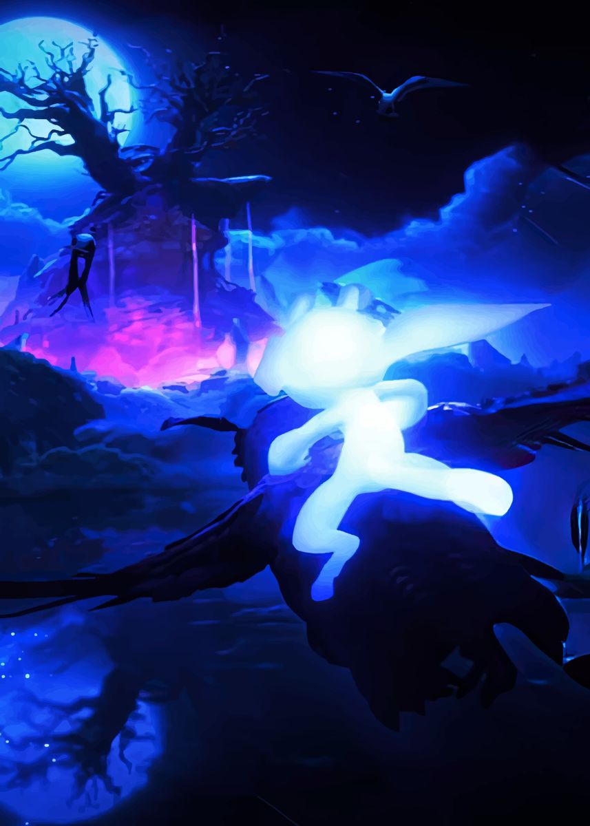 'Ori' Poster, picture, metal print, paint by Shinra Tensei | Displate