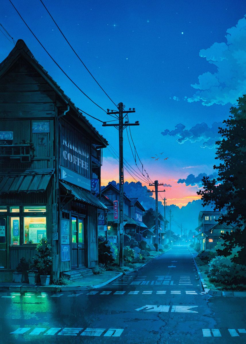 'Suburbs ' Poster, picture, metal print, paint by Ann Havbo | Displate