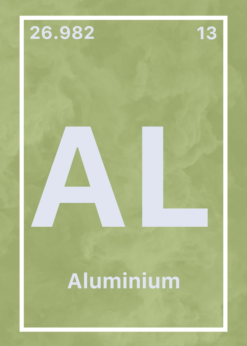 'Aluminium' Poster, picture, metal print, paint by Tim | Displate