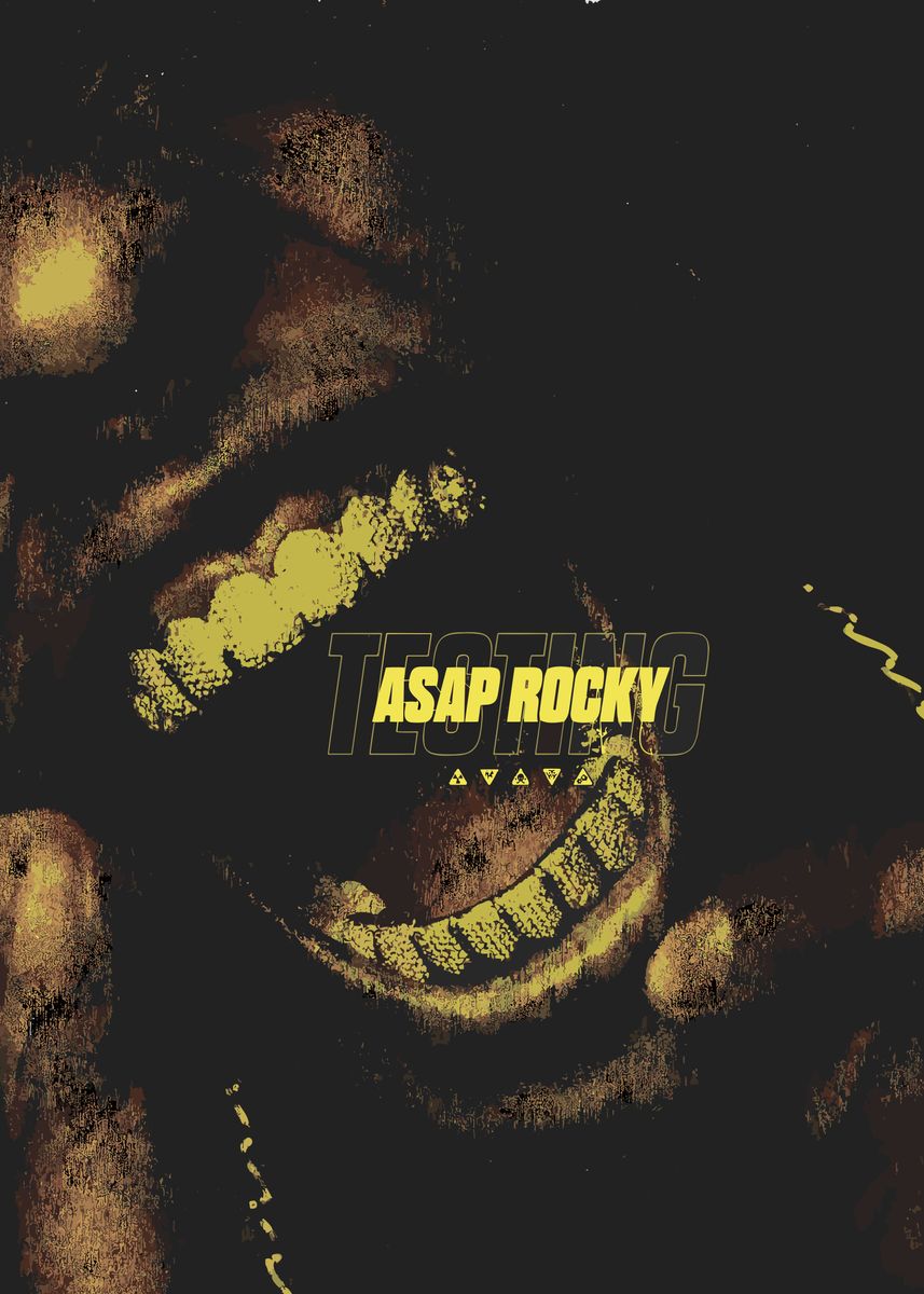 'ASAP Rocky' Poster, picture, metal print, paint by Vivianne Marin ...