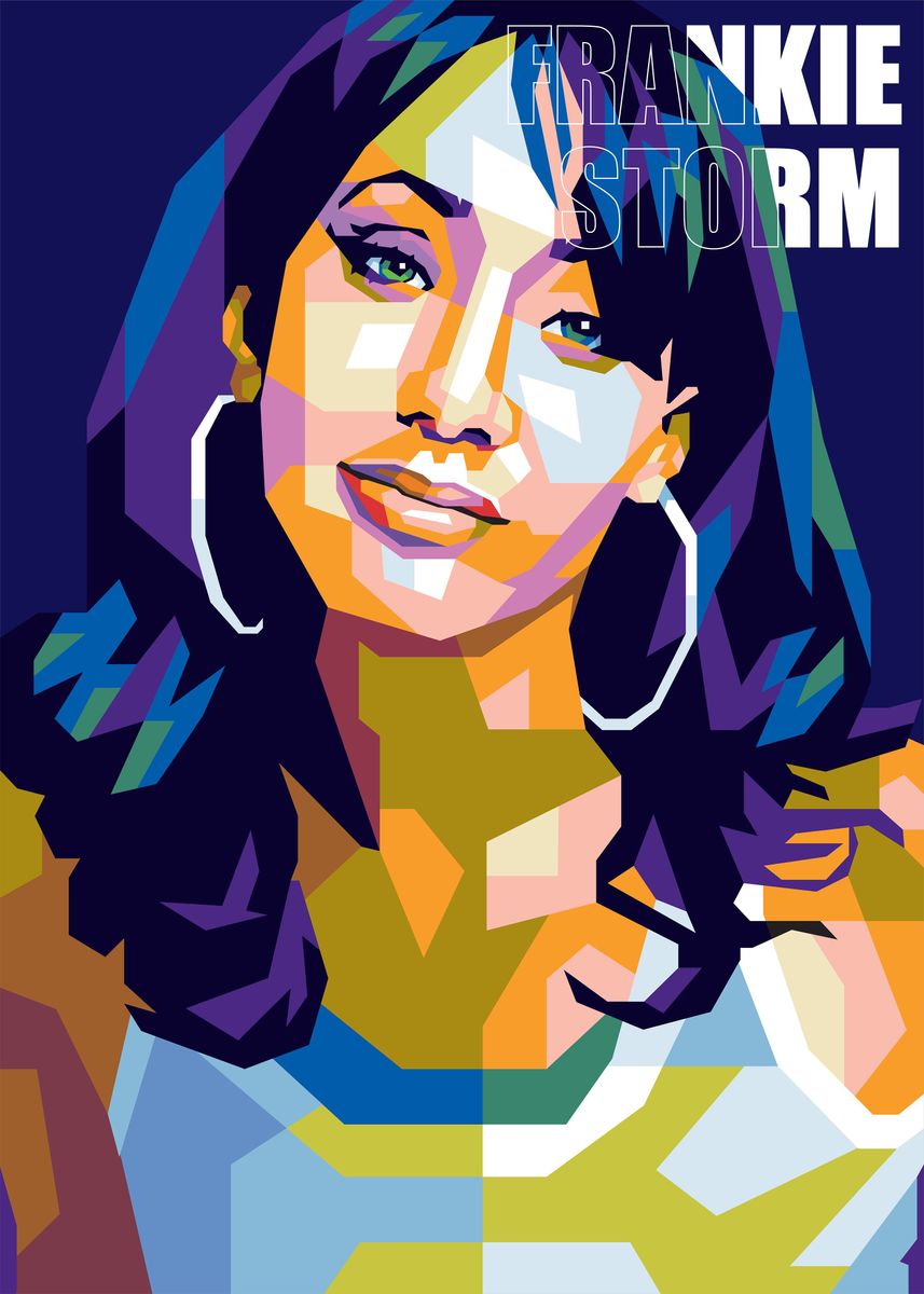 'Frankie Storm' Poster, picture, metal print, paint by Robert Monroy ...