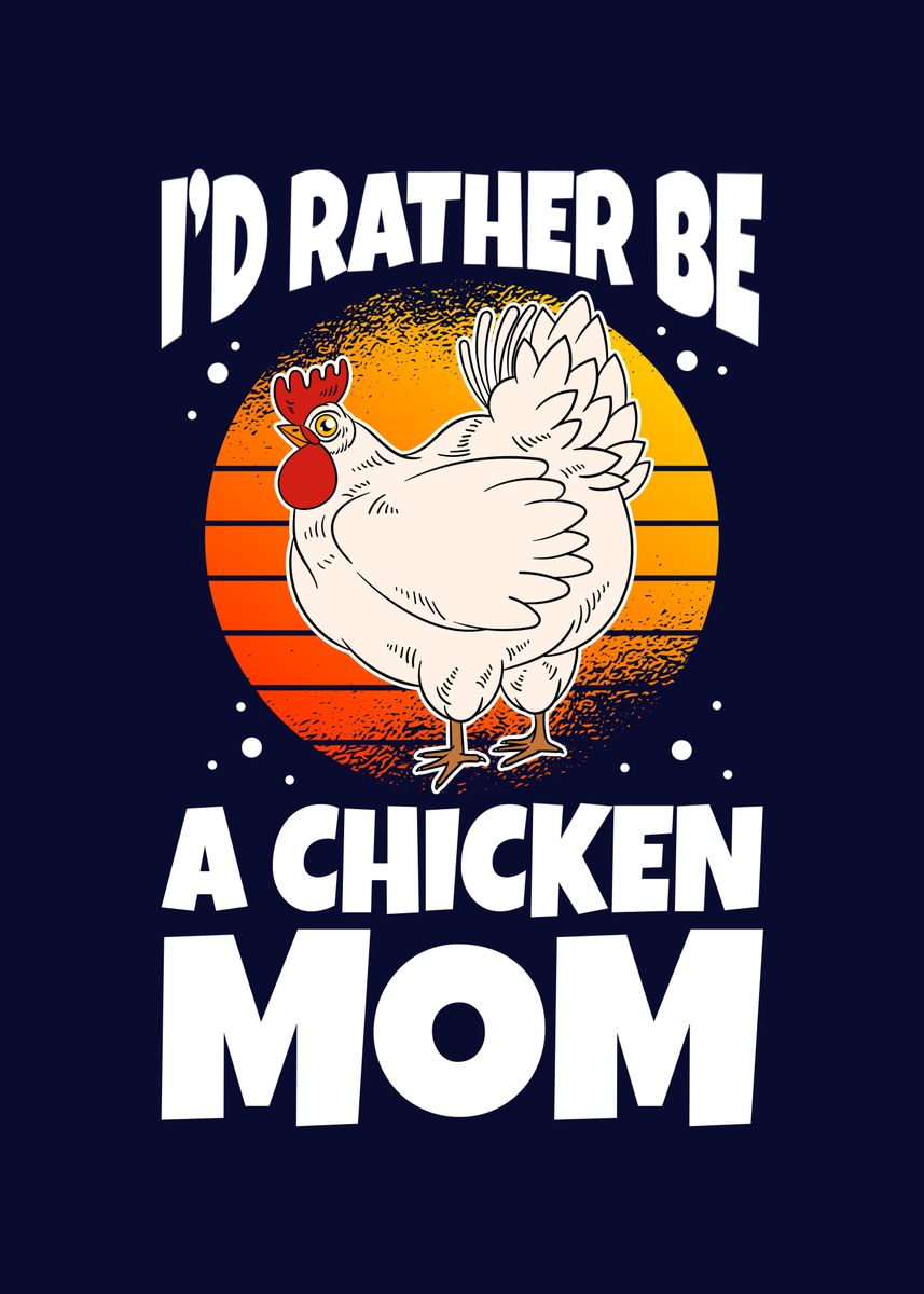 'Funny Chicken Pun' Poster by MzumO | Displate