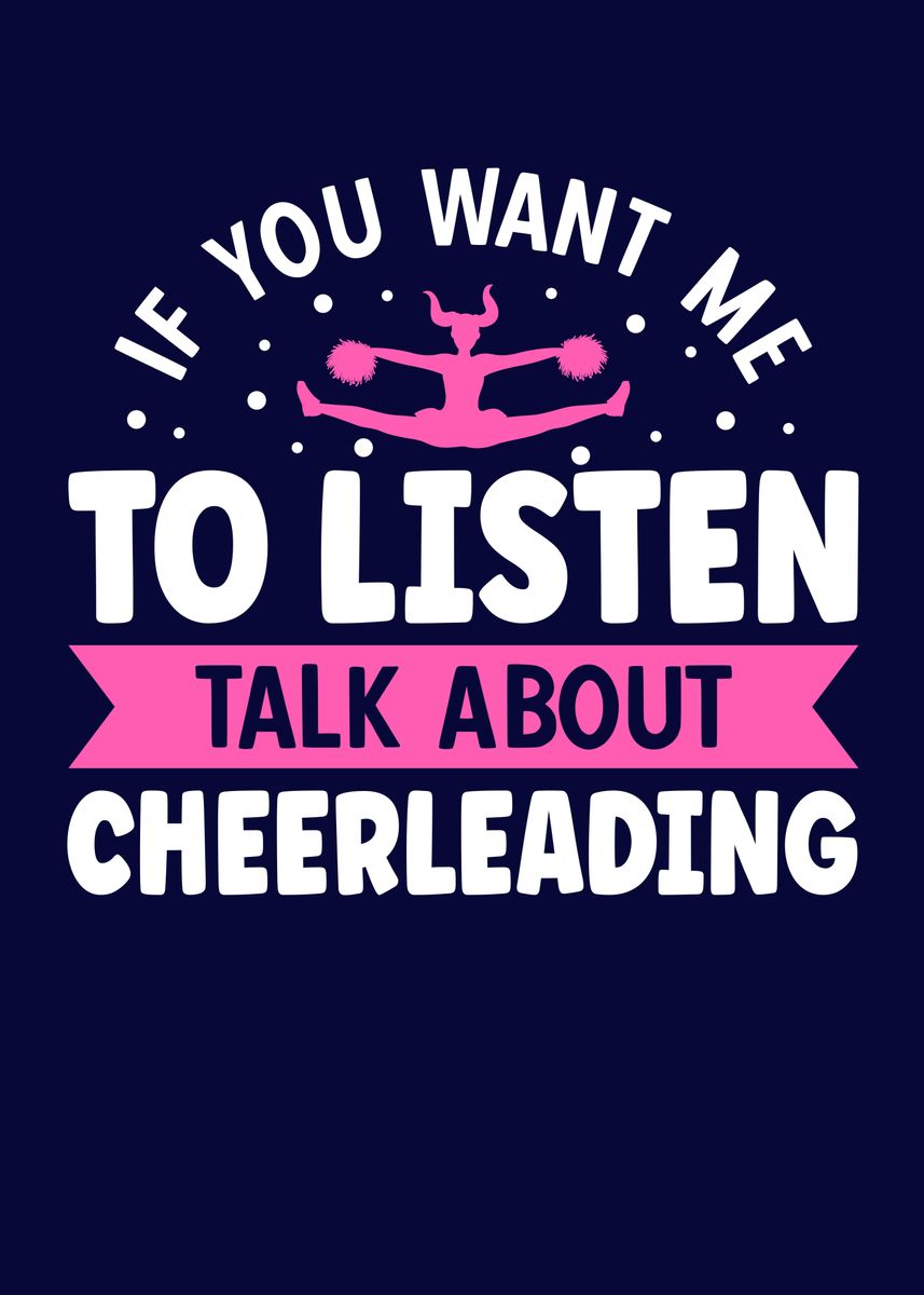 'Funny Cheerleading' Poster, picture, metal print, paint by MzumO ...