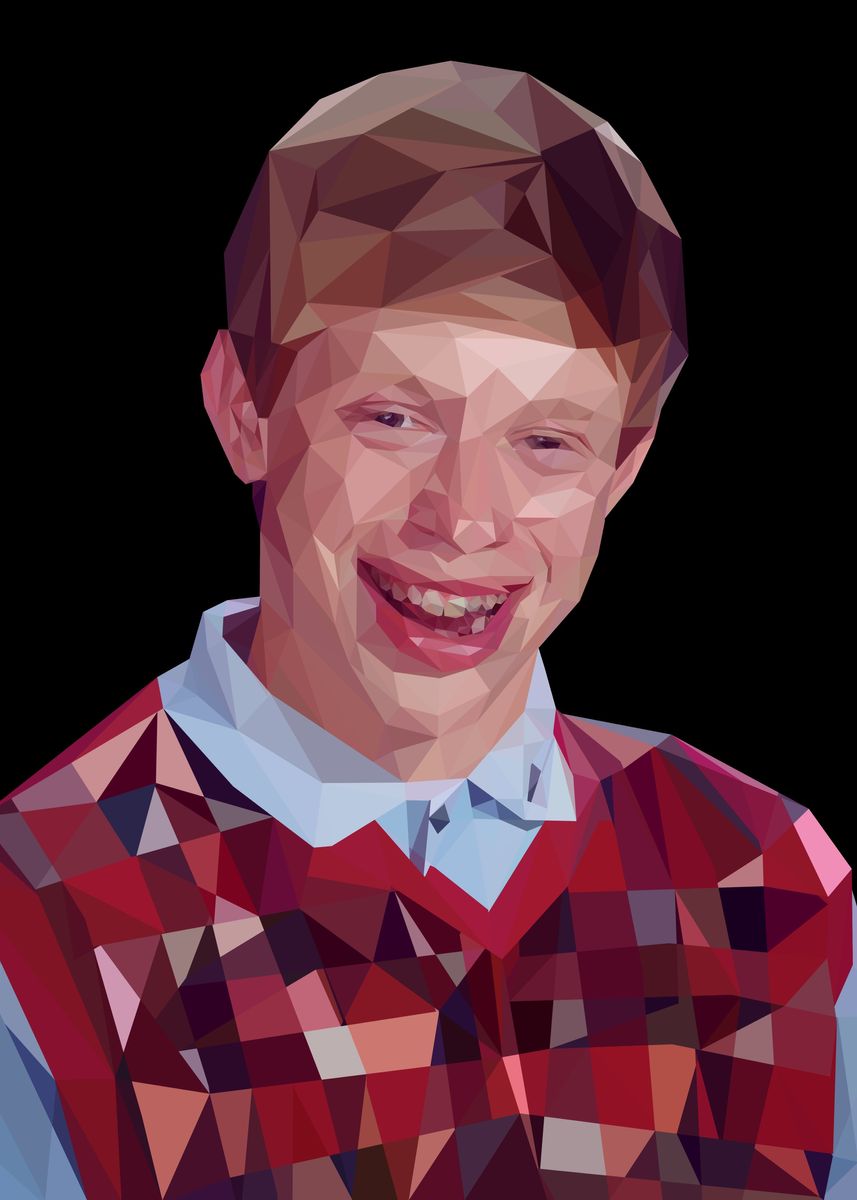 'bad luck Bryant' Poster, picture, metal print, paint by Lowpoly ...