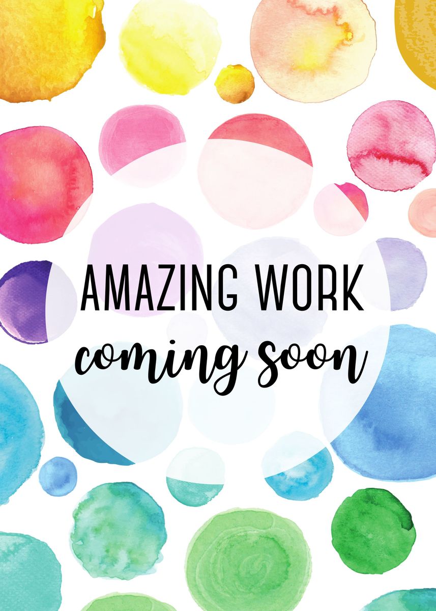 'Amazing Work' Poster, picture, metal print, paint by Surya Abstract ...