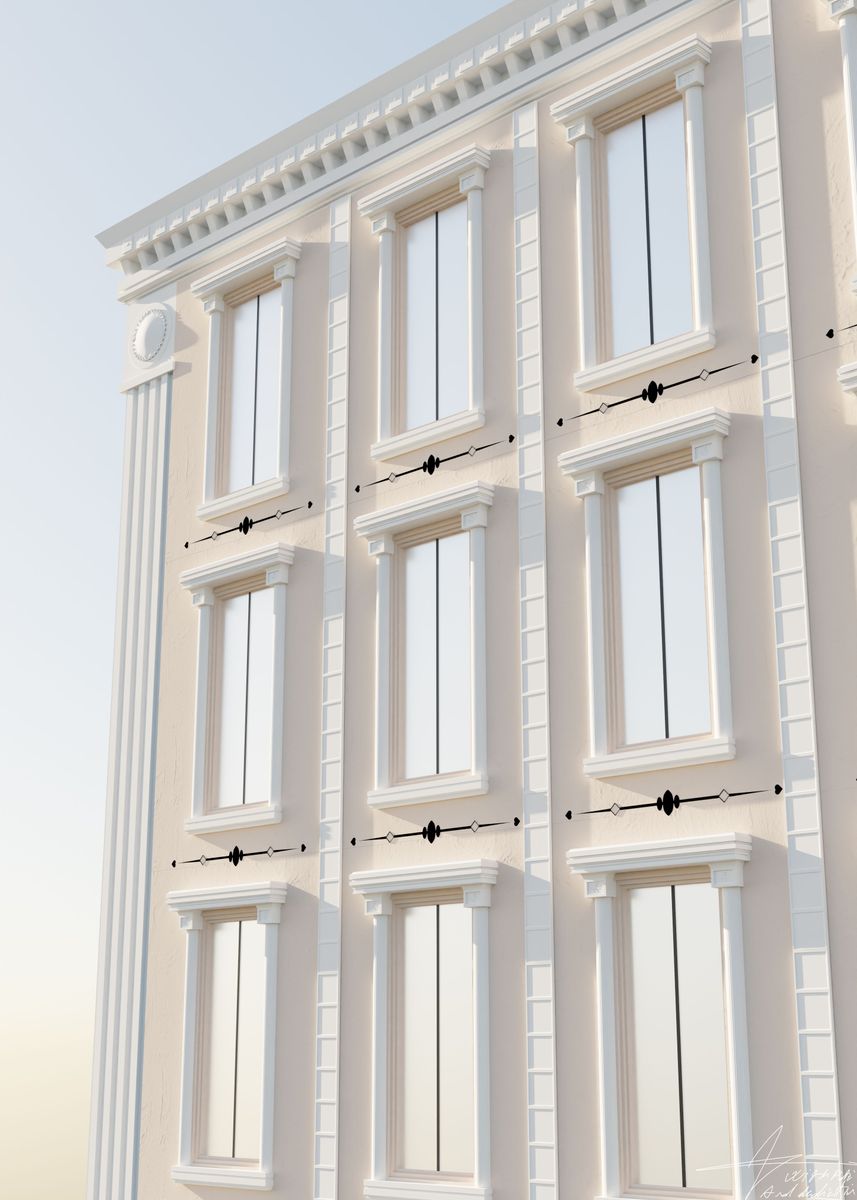 'Classical Style Window' Poster, picture, metal print, paint by Adam ...