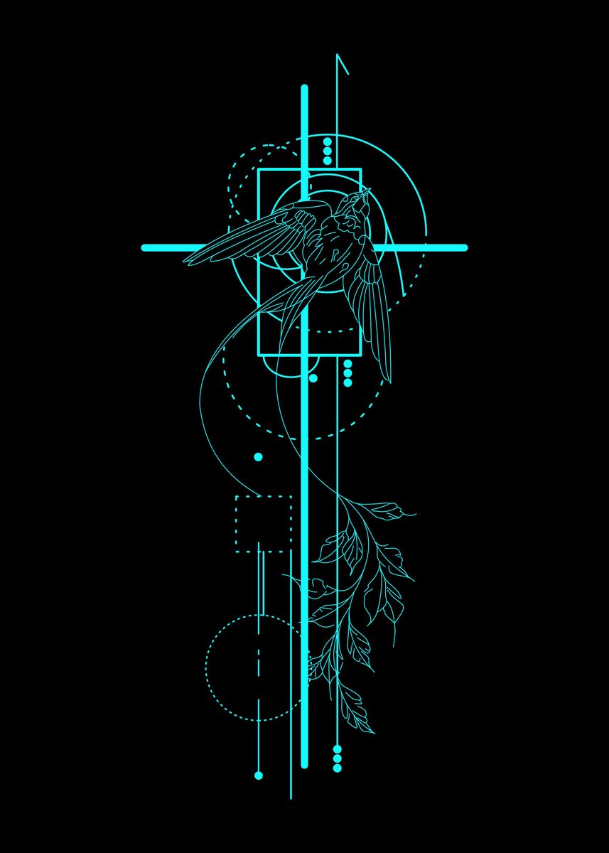 'Christian Cross 10' Poster, picture, metal print, paint by Fill ...