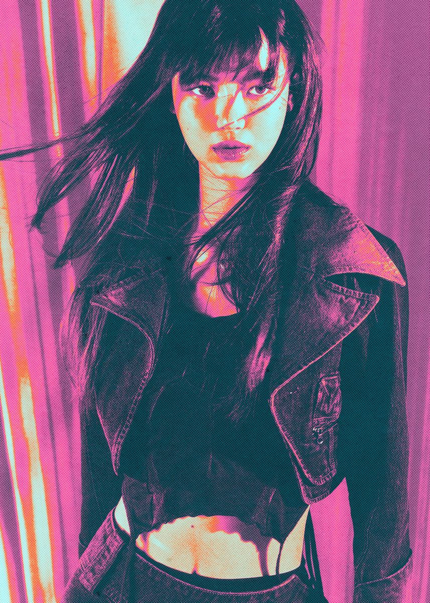 'Danielle' Poster, picture, metal print, paint by Xjiumi | Displate