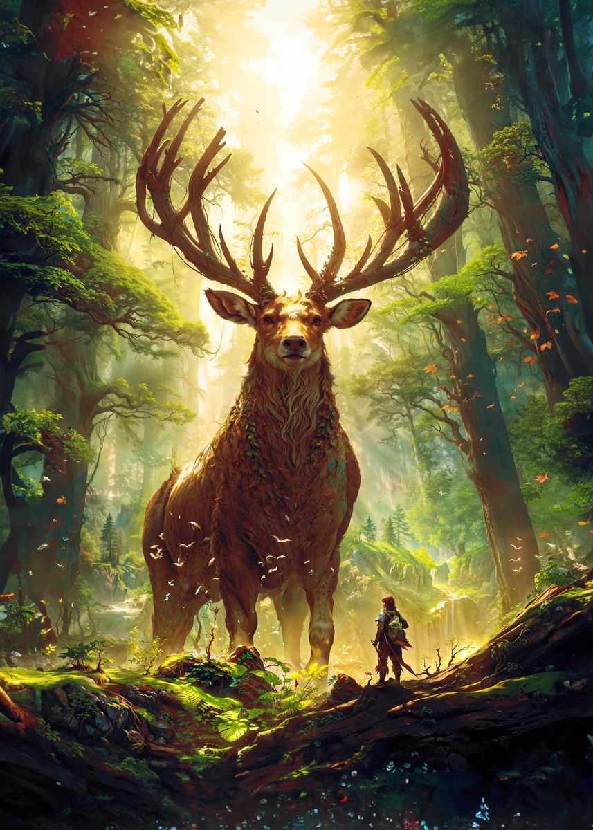 'A Mythical Day' Poster, picture, metal print, paint by Nadhira Art ...