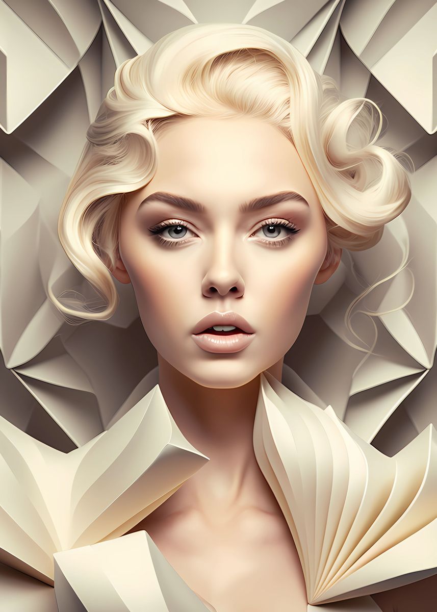 'Perfect model' Poster, picture, metal print, paint by Oleksandr ...