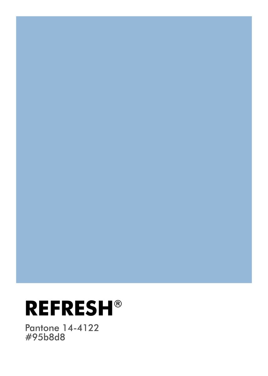 'PANTONE REFRESH' Poster, picture, metal print, paint by Masahiro Art ...