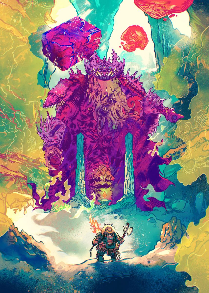 'Stormbringer' Poster, picture, metal print, paint by Norbert Rybb ...