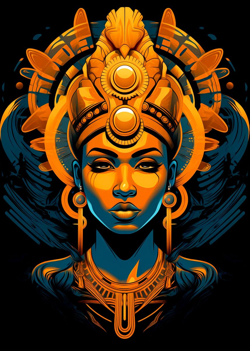 'Goddess' Poster, picture, metal print, paint by Kashimoto Ino | Displate