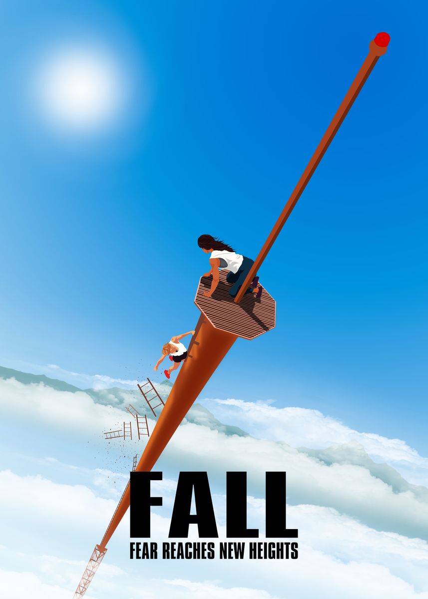 'Fear to Fall' Poster, picture, metal print, paint by geeks holic ...