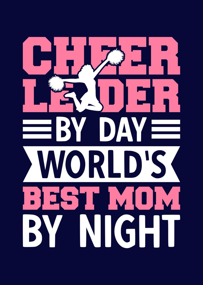 'Funny Cheerleading' Poster, picture, metal print, paint by MzumO ...