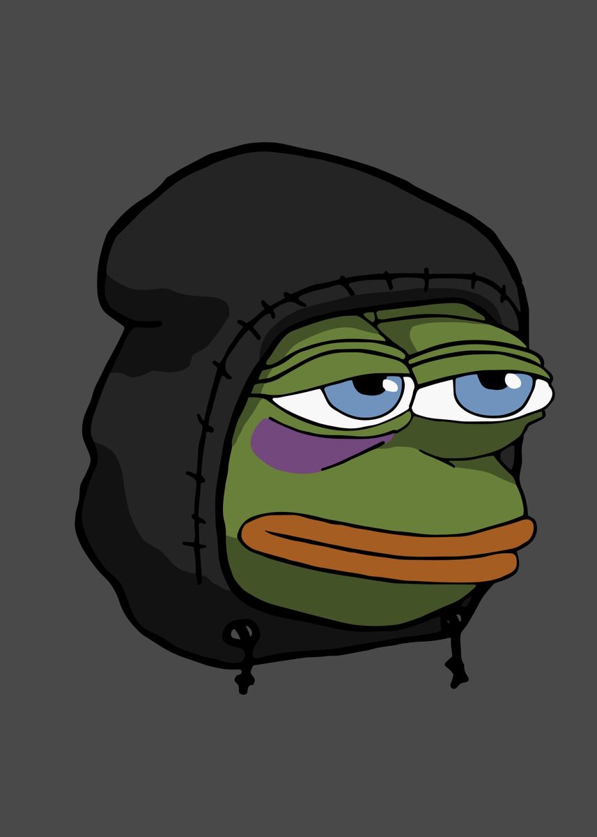 'Pepe the frog' Poster, picture, metal print, paint by F1 Super Car ...