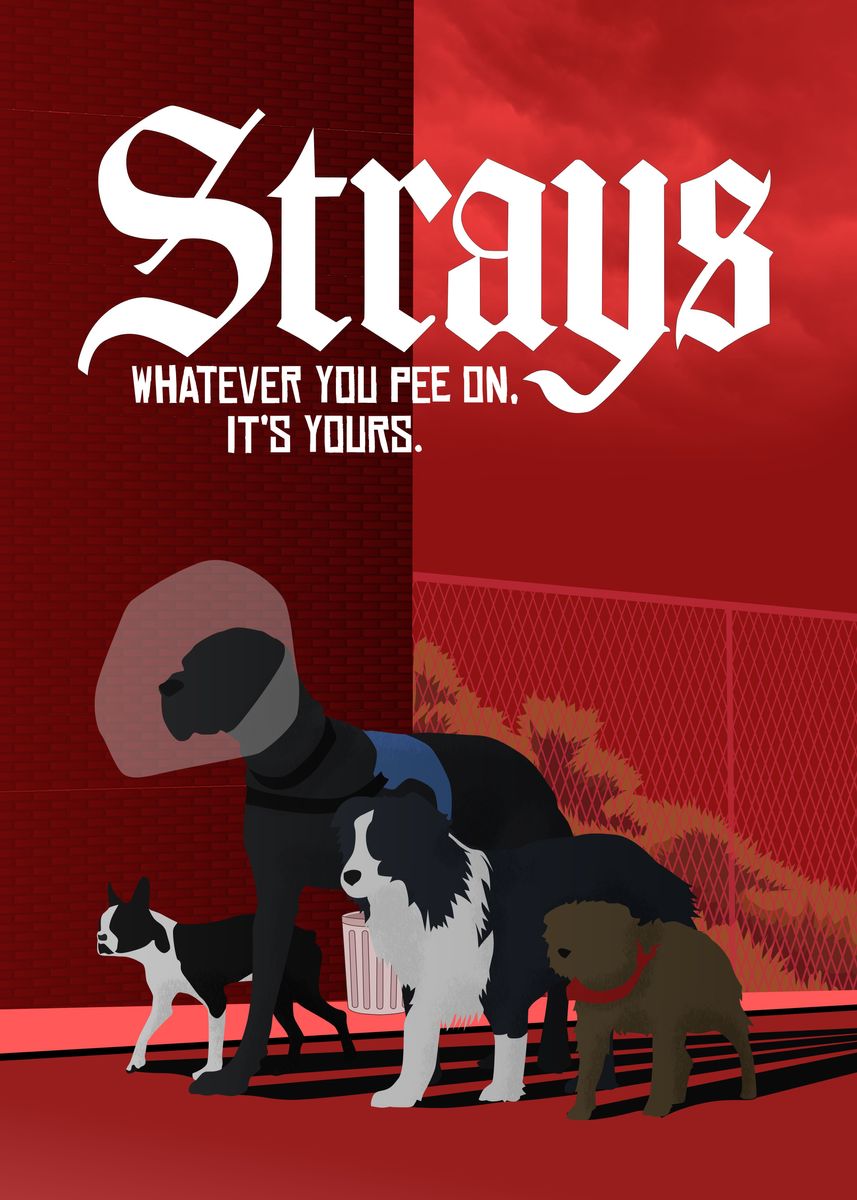 'the strays gang' Poster, picture, metal print, paint by geeks holic ...