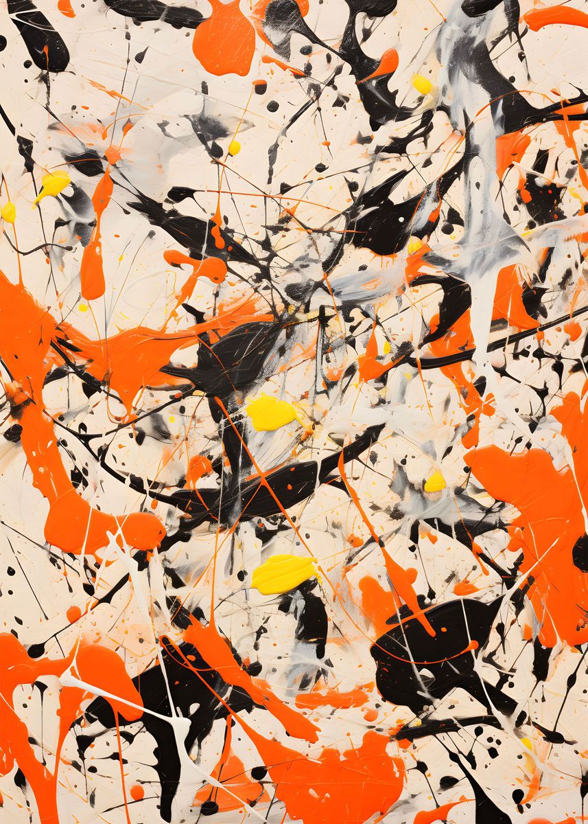 'Abstract painting' Poster, picture, metal print, paint by Poster Fam ...