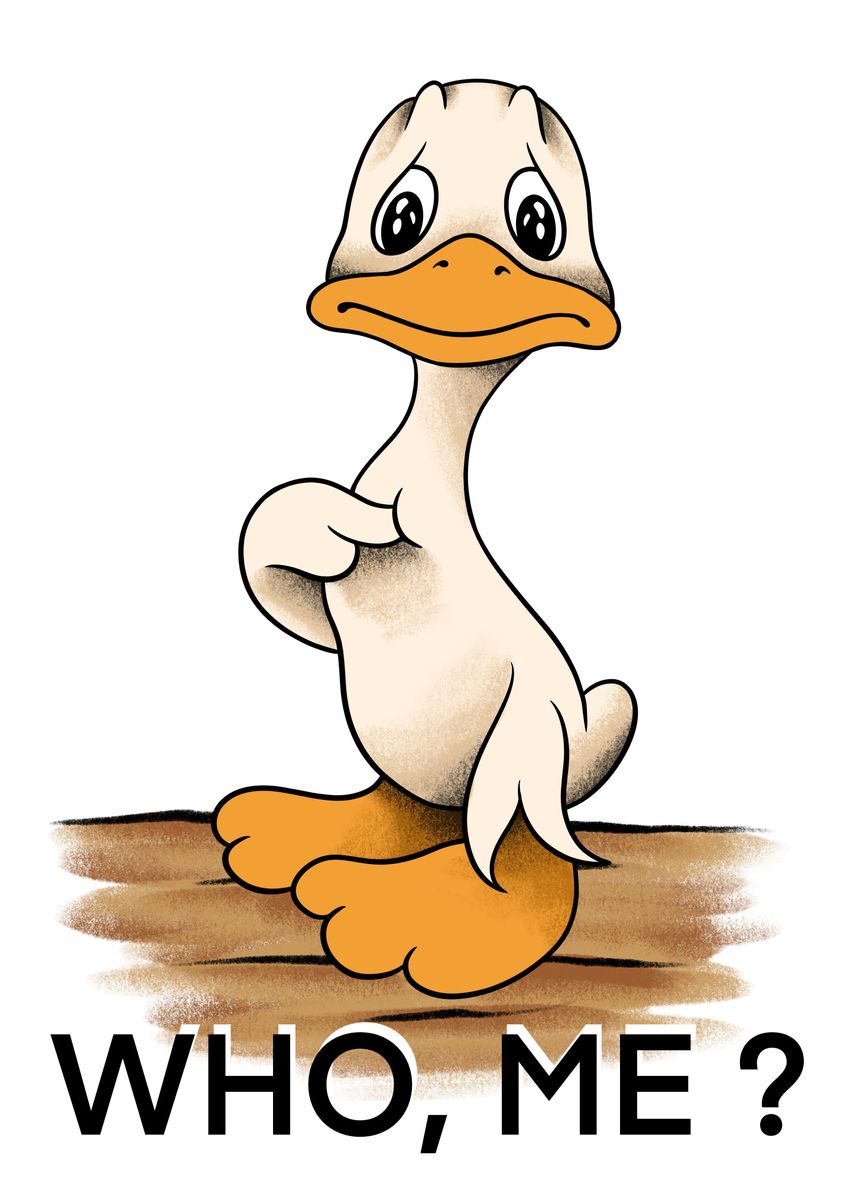 'WHO ME' Poster, picture, metal print, paint by masn | Displate