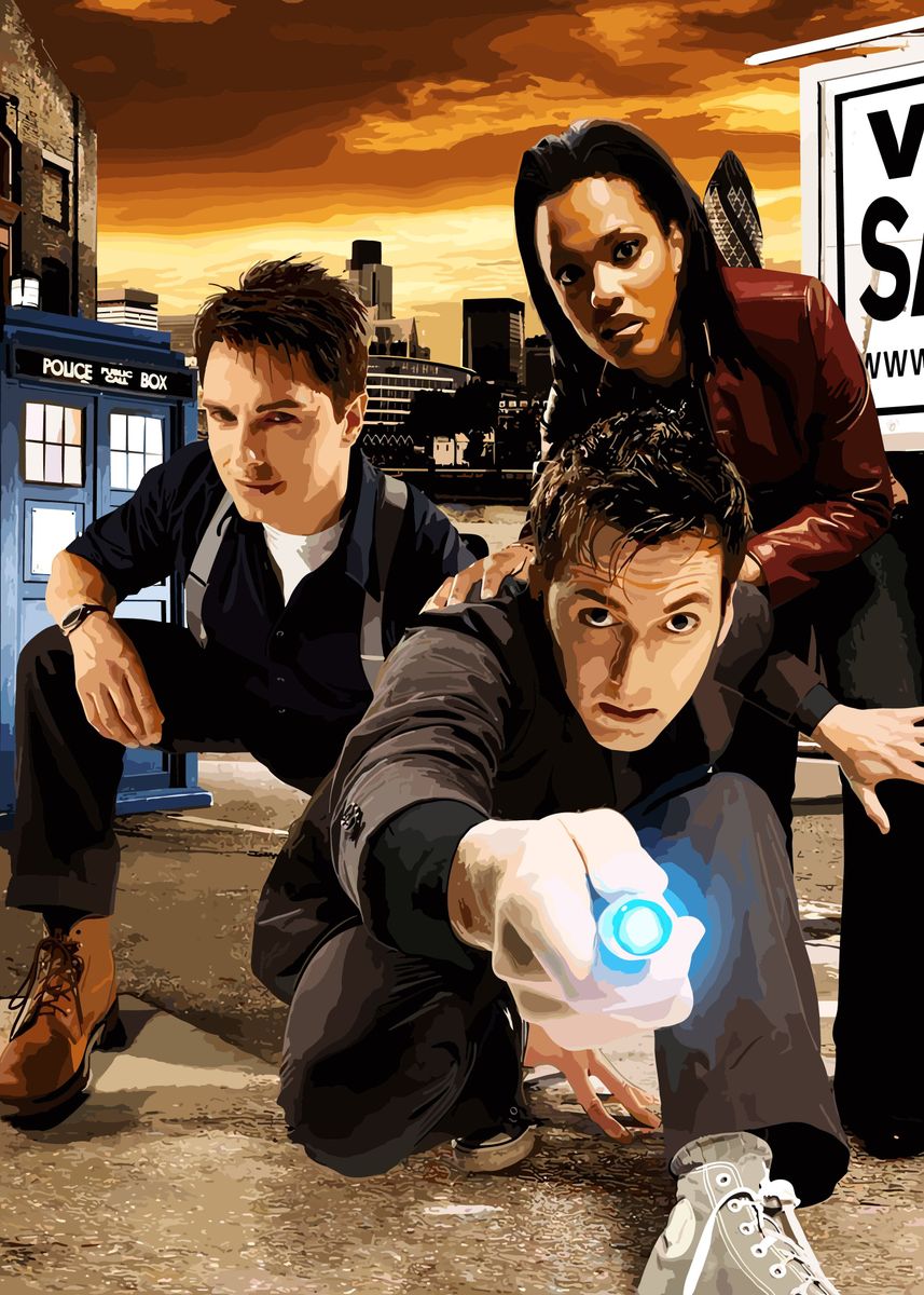 'Dr who' Poster, picture, metal print, paint by Dickie77 | Displate