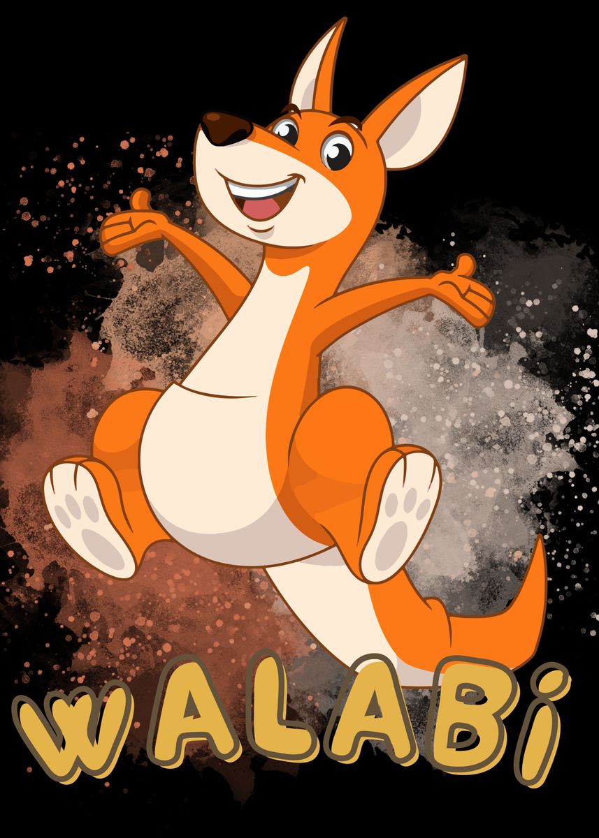 'vektor in walabi' Poster by rahma azari | Displate