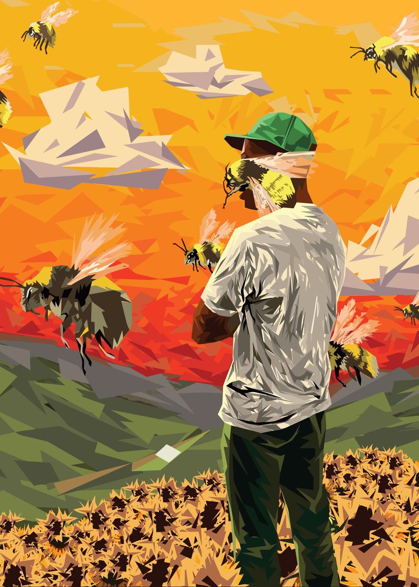 'Flower Boy Cute' Poster by Tyler Rake | Displate