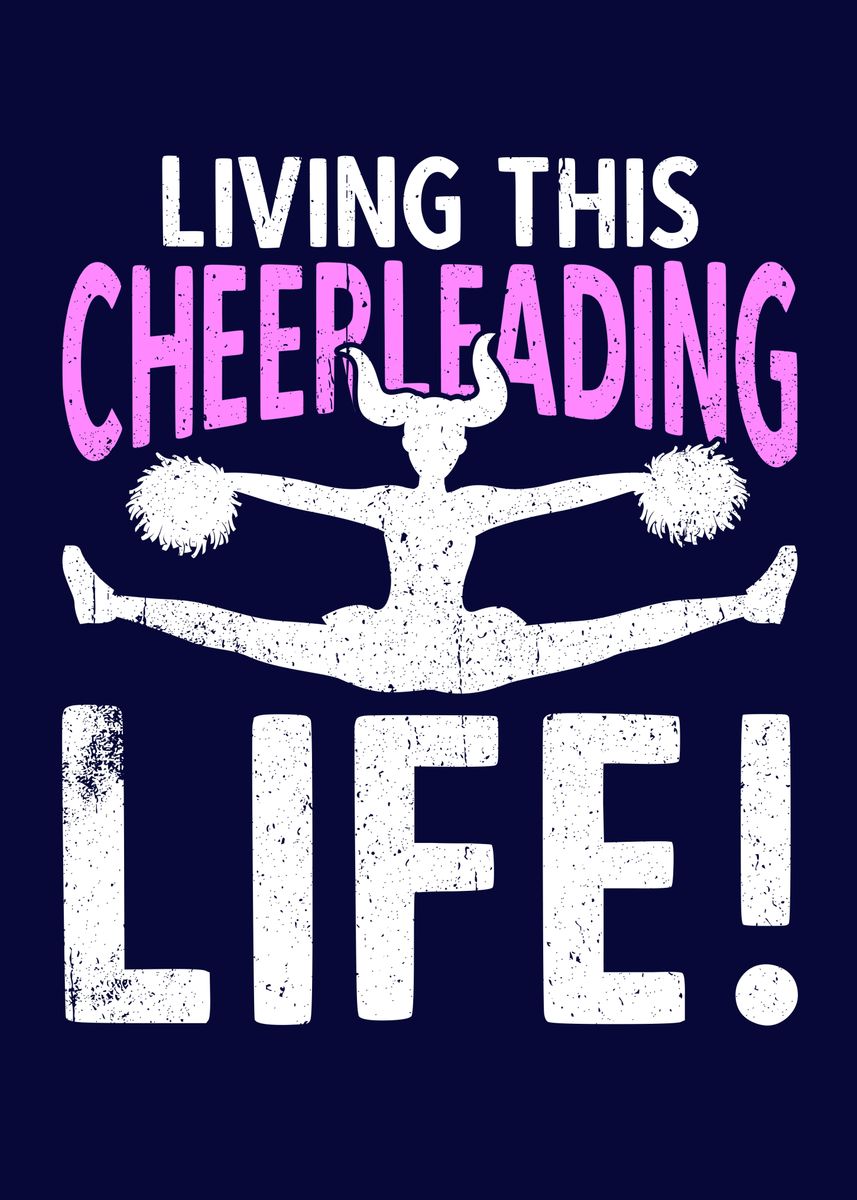 'Funny Cheerleading' Poster, picture, metal print, paint by MzumO ...
